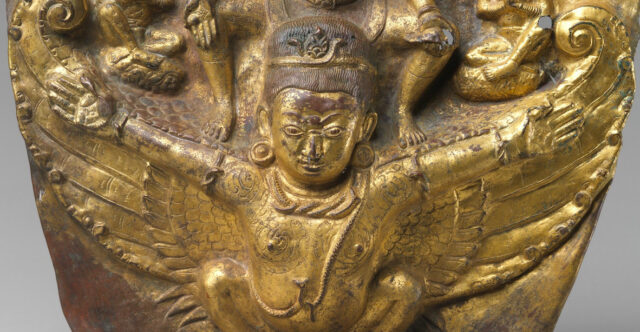Vishnu Riding on Garuda | Project Himalayan Art