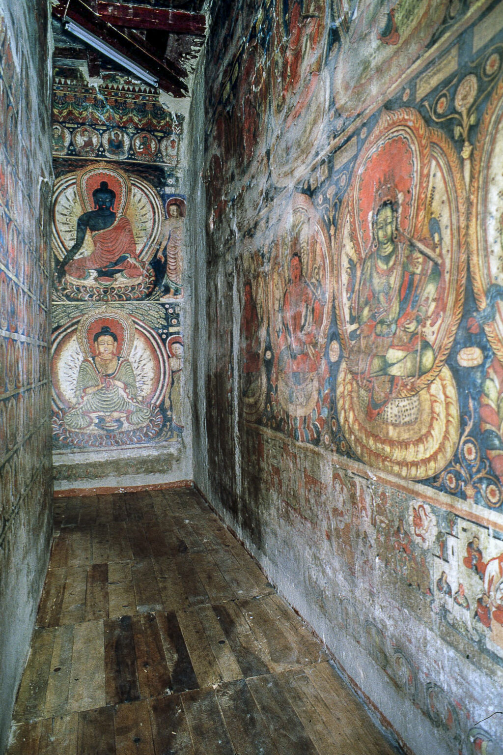 Goddess Dharmameghabhumi in the Tabo Main Temple | Project Himalayan Art