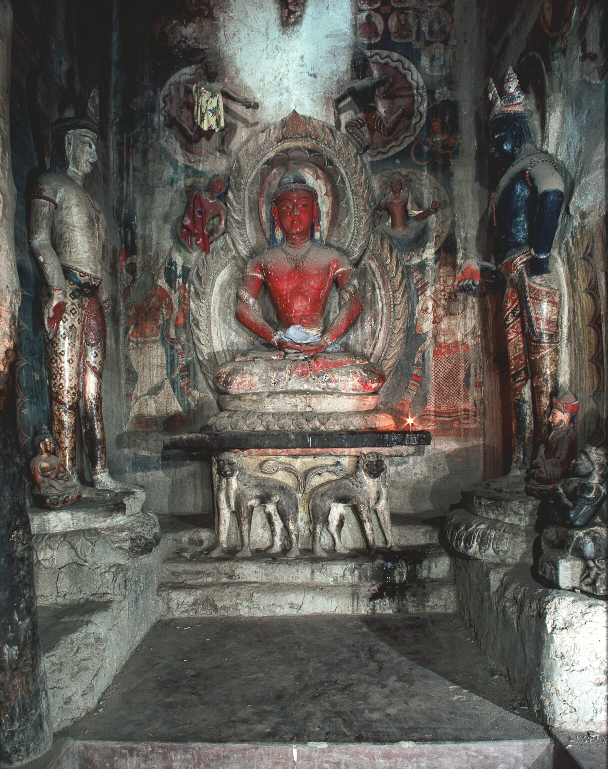 Goddess Dharmameghabhumi in the Tabo Main Temple | Project Himalayan Art