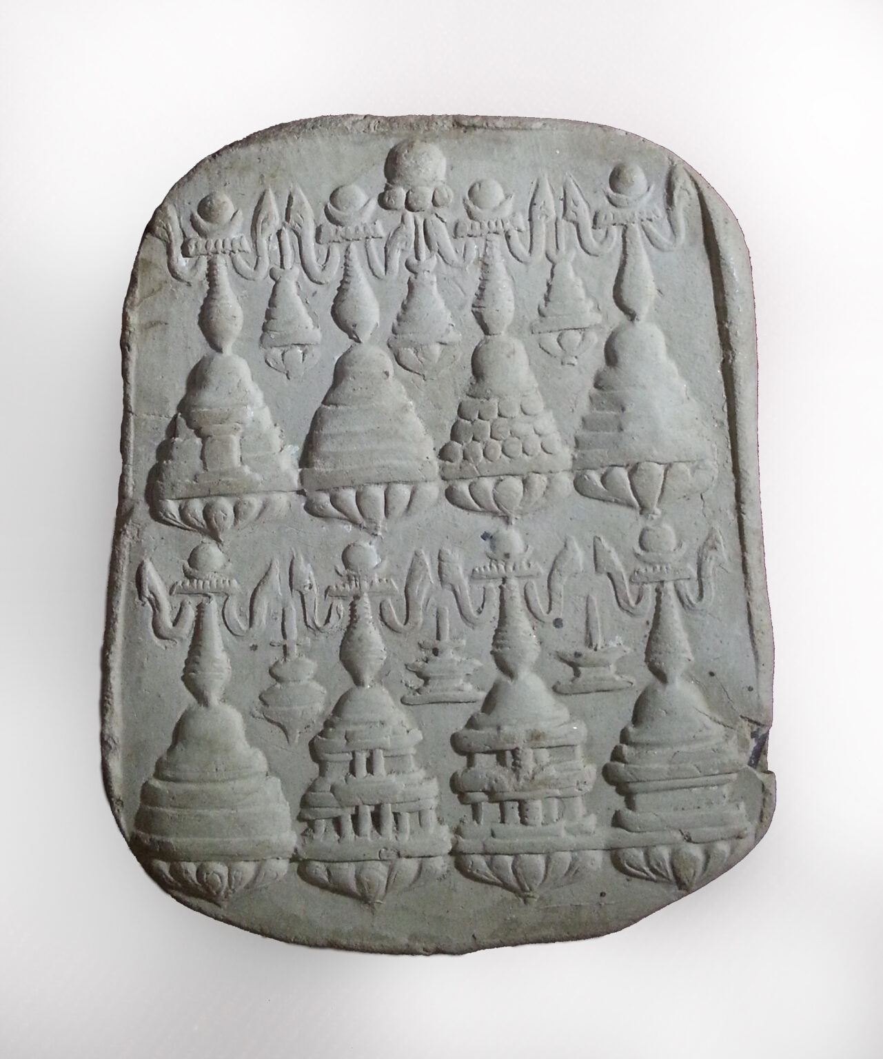 Molded Clay Image (Tsatsa) of Amoghapasha | Project Himalayan Art