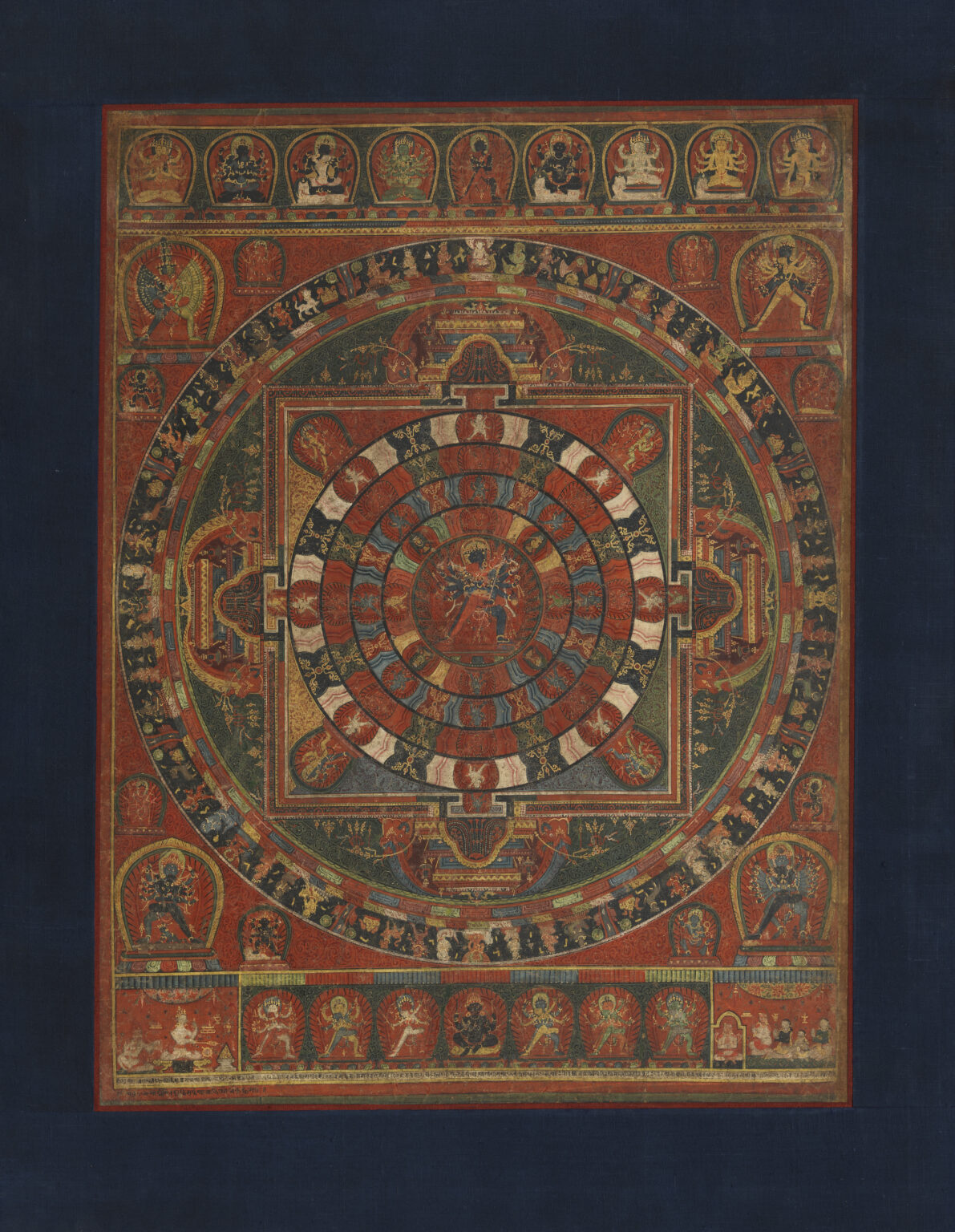 Mandala of the Buddhist Deity Chakrasamvara | Project Himalayan Art