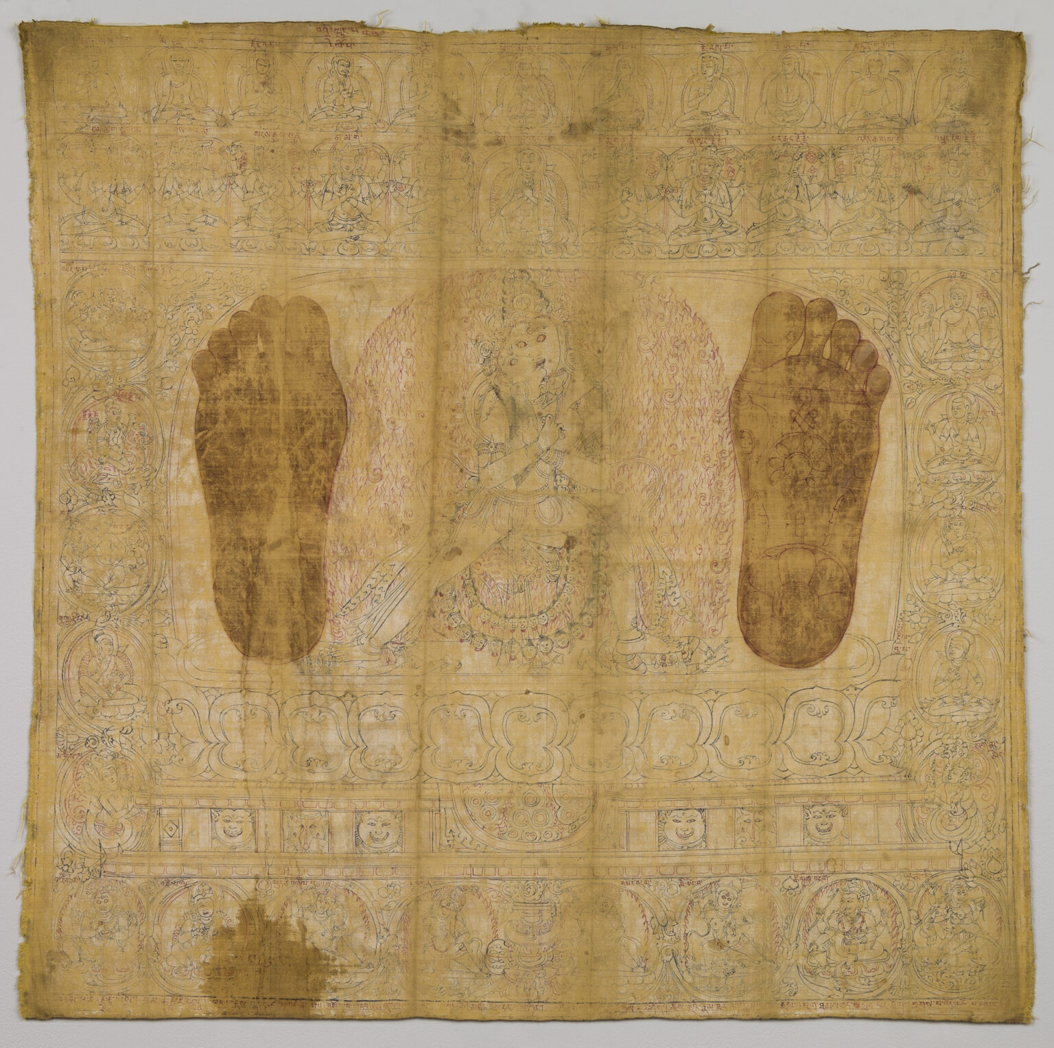 Bodhisattva Avalokiteshvara and the Buddha’s Footprints | Project ...