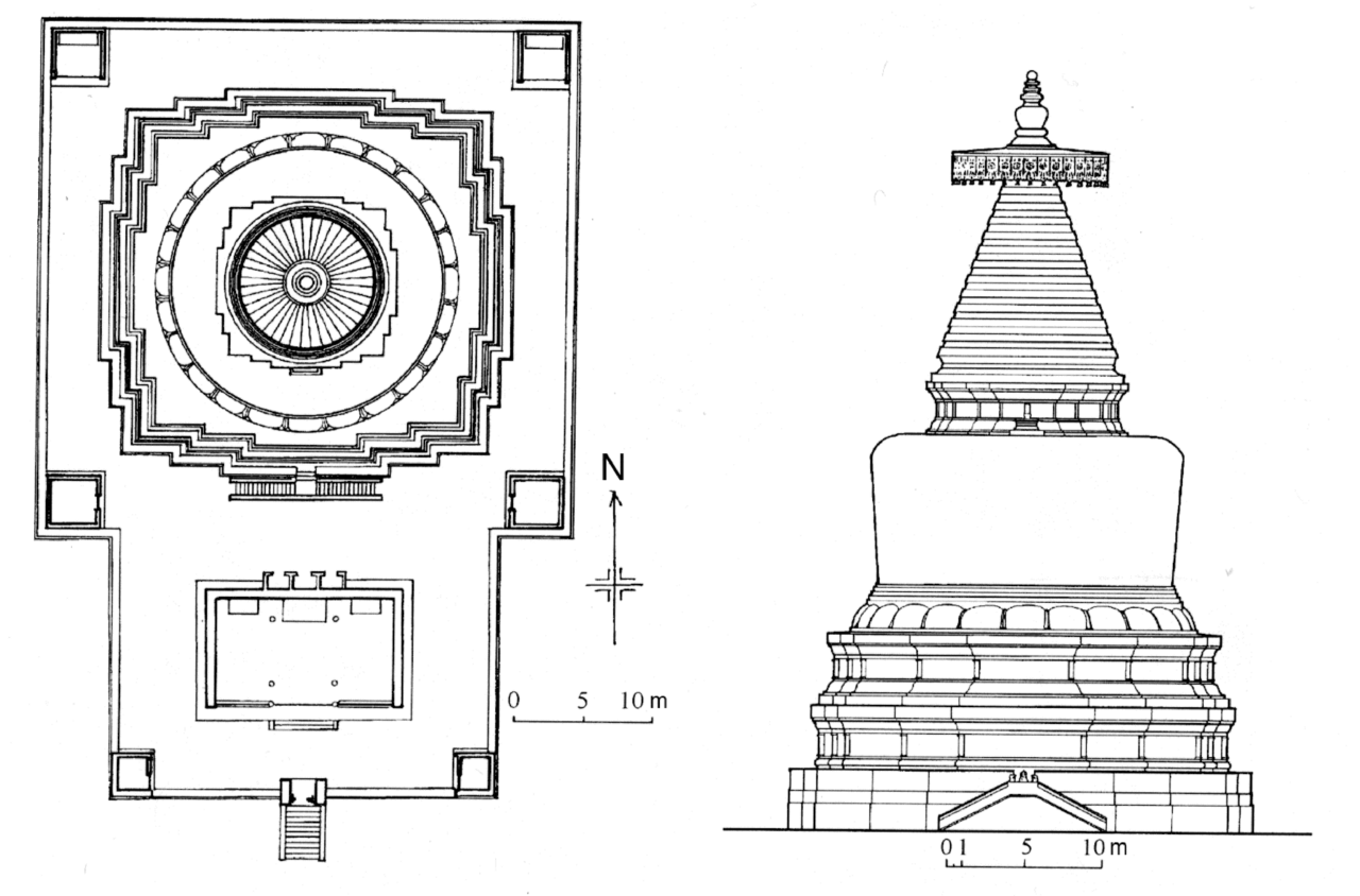 White Stupa, Attributed to Nepalese Artist Anige | Project Himalayan Art
