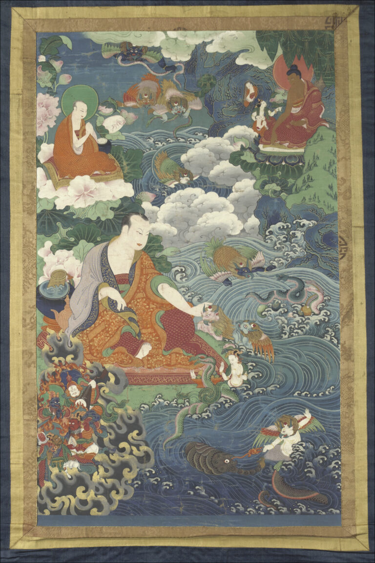 Subhuti (Rabjor), one of thirteen thangkas copied from Nartang ...