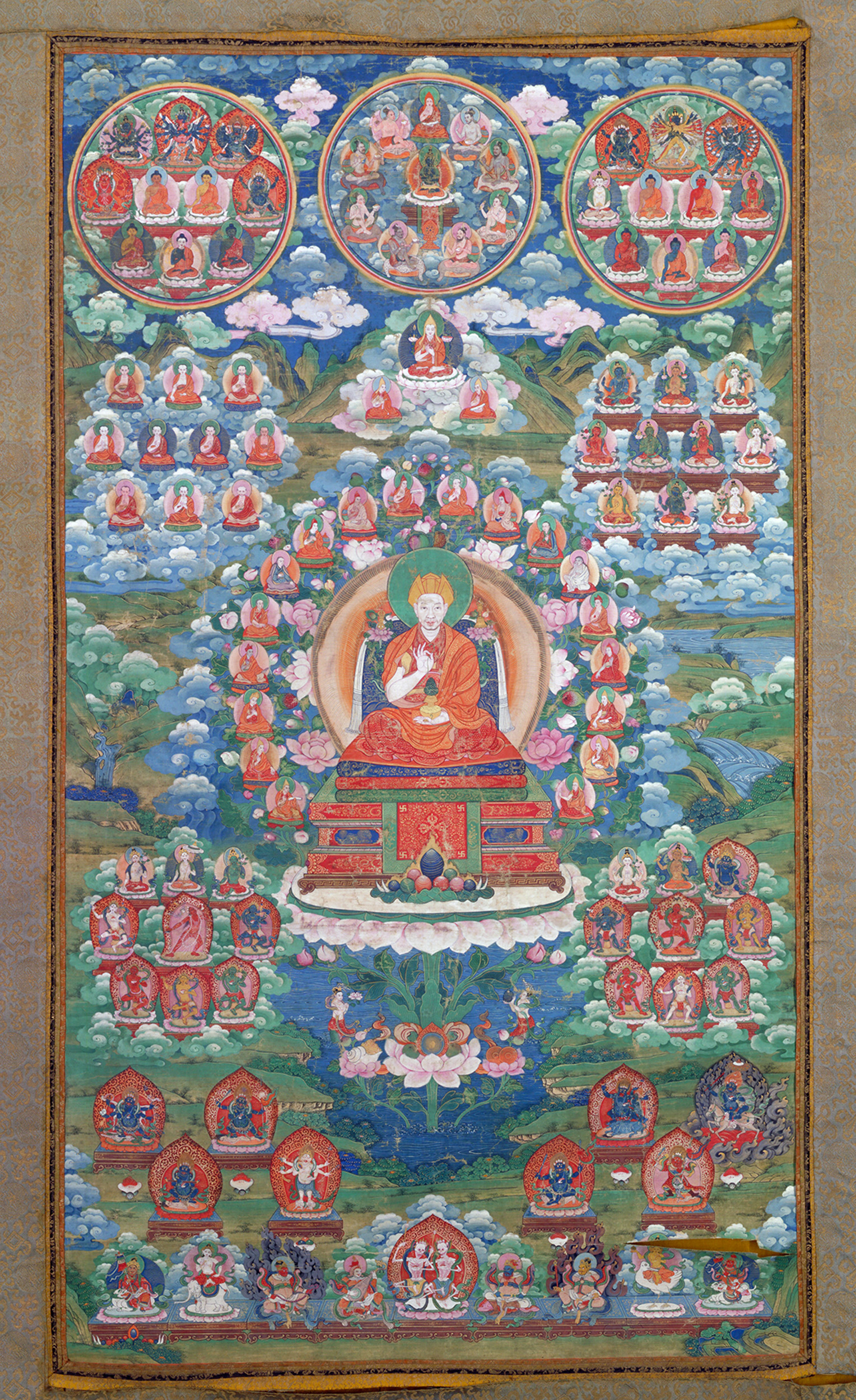 The Qianlong Emperor as Manjushri-Chakravartin | Project Himalayan Art