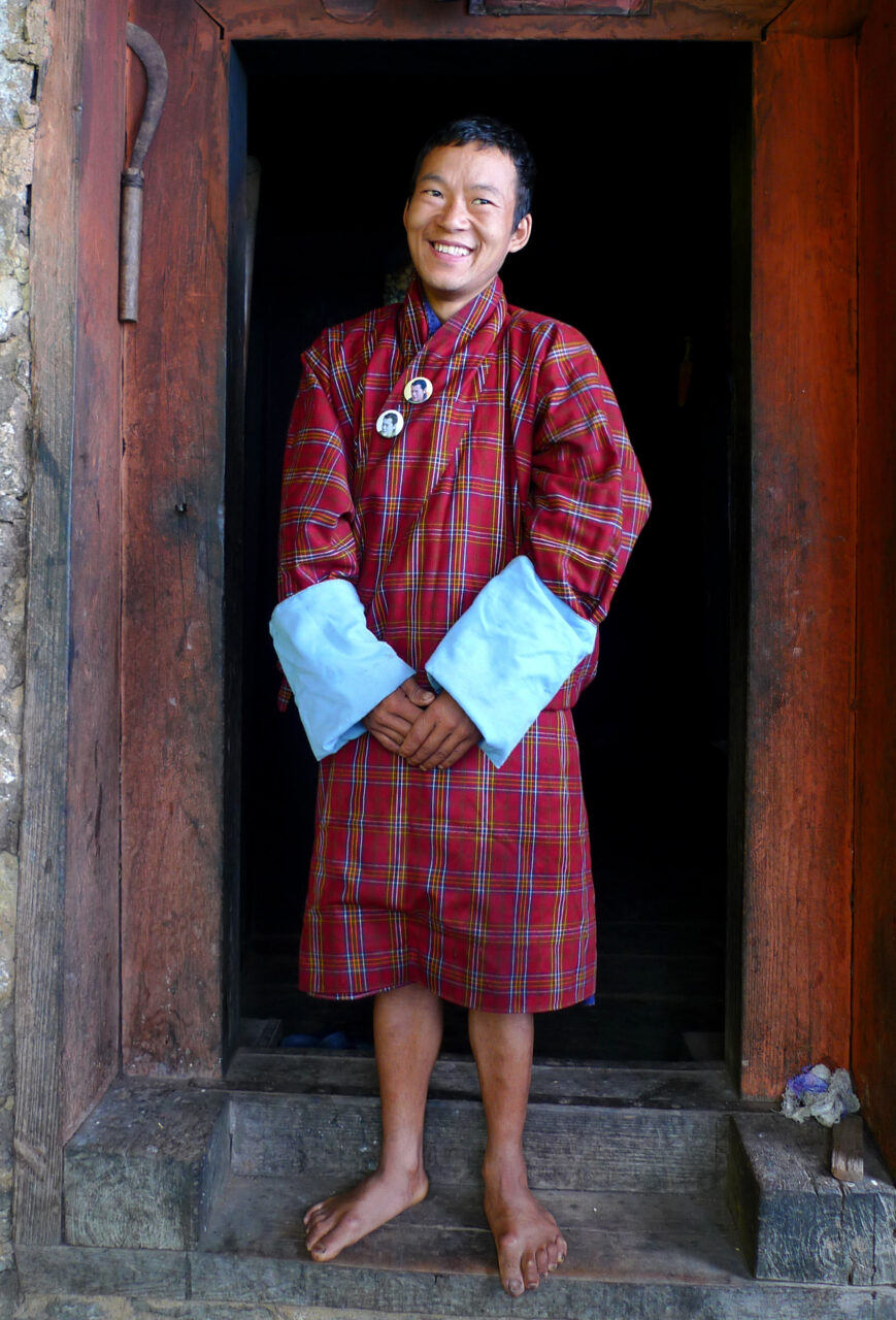 Bhutanese Men’s Garment (Gho) | Project Himalayan Art
