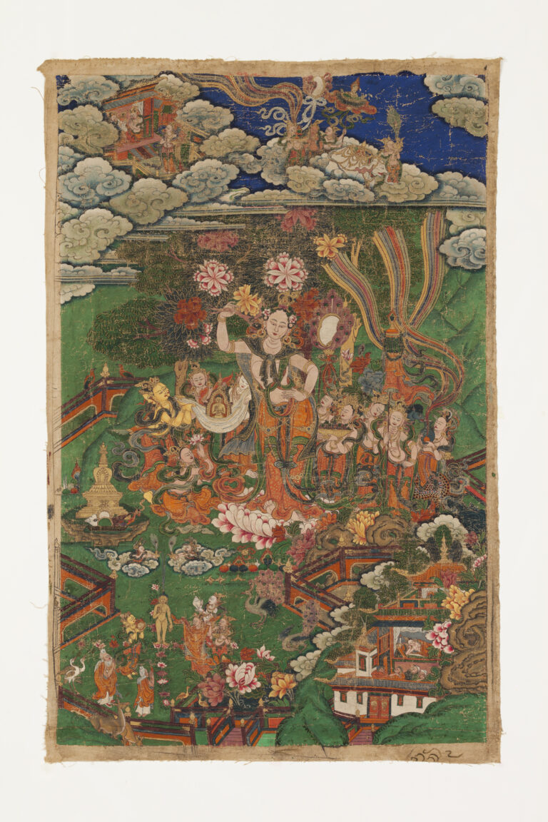 Birth of the Buddha, from a set of the Twelve Deeds of the Buddha ...