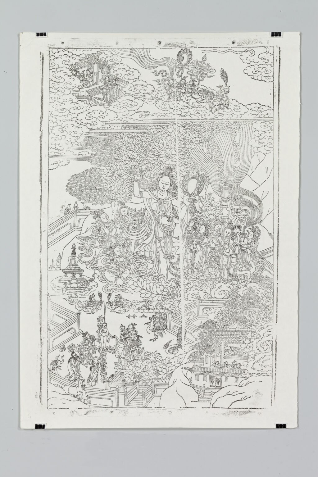 Buddha’s Birth, from a set of the Twelve Deeds of the Buddha, Print ...