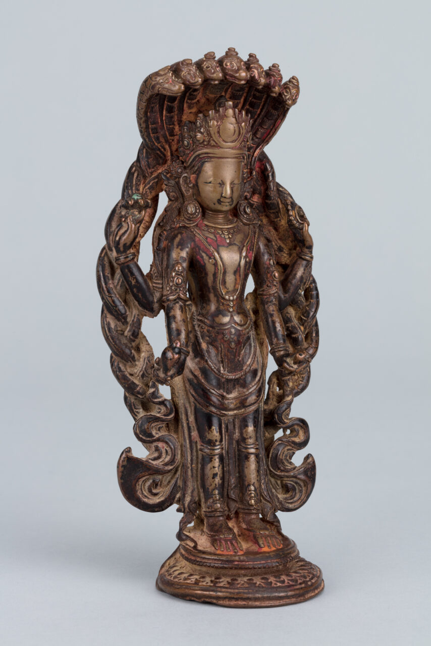 Vishnu with the King of Snakes, Shesha | Project Himalayan Art