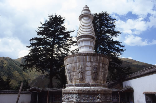 Panoramic Map of Mount Wutai | Rubin Museum of Himalayan Art