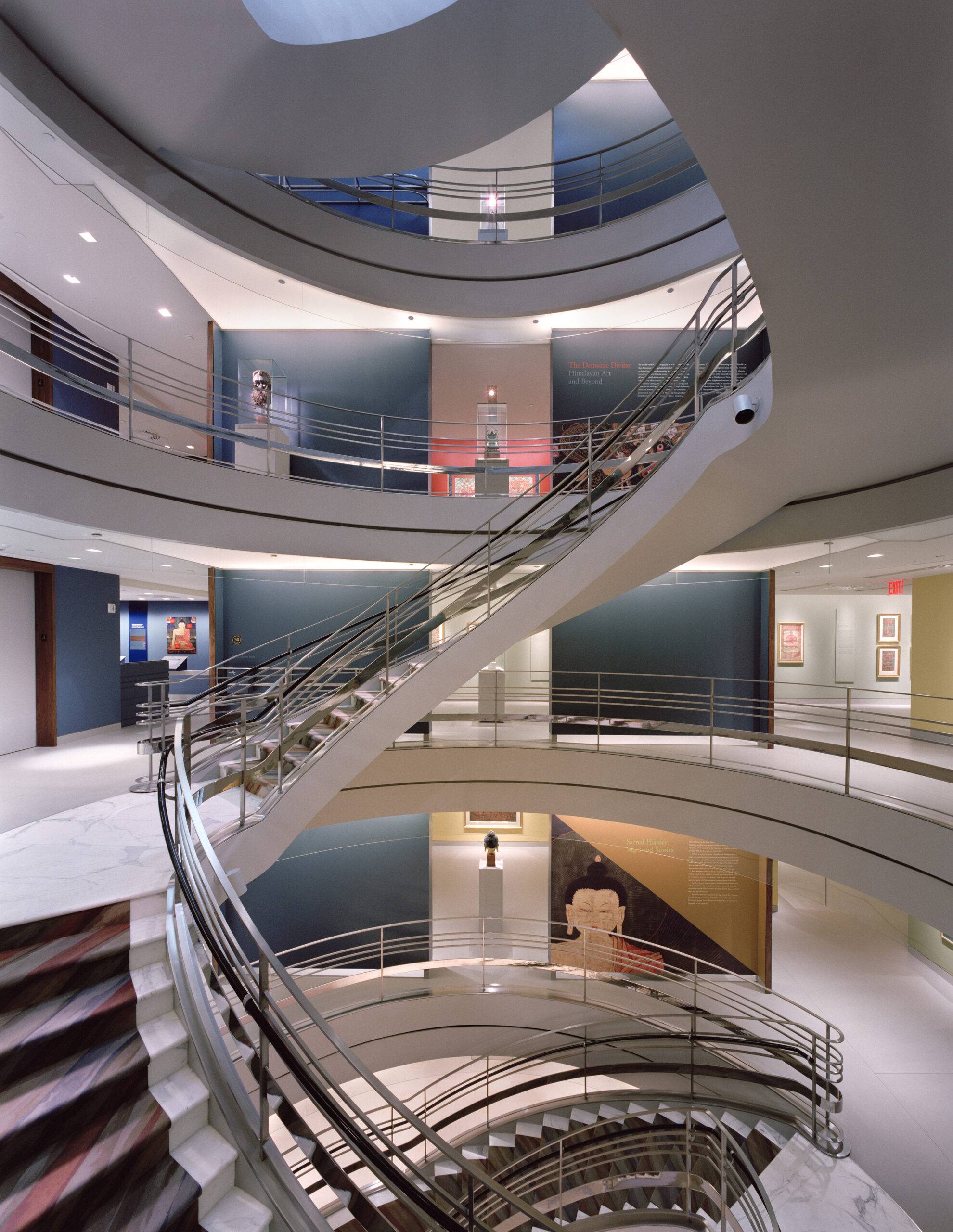 A Journey Up the Museum’s Spiral Staircase | Rubin Museum of Himalayan Art
