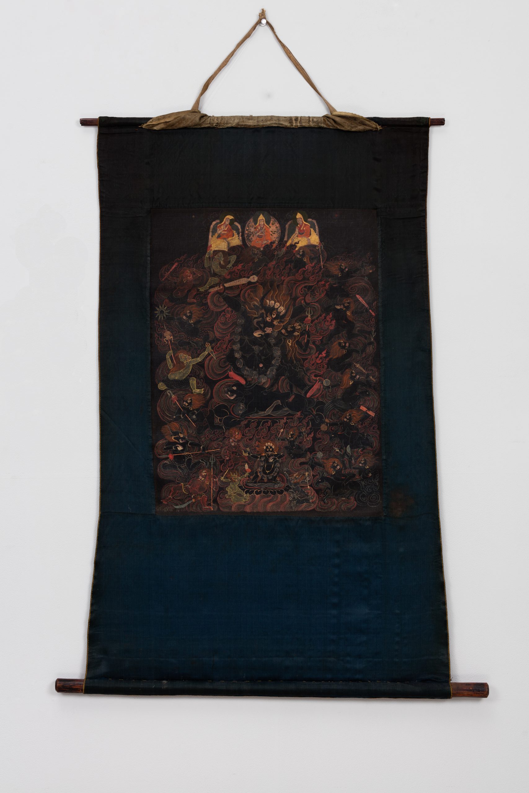 Yama Dharmaraja with Consort Yami | Rubin Museum of Himalayan Art