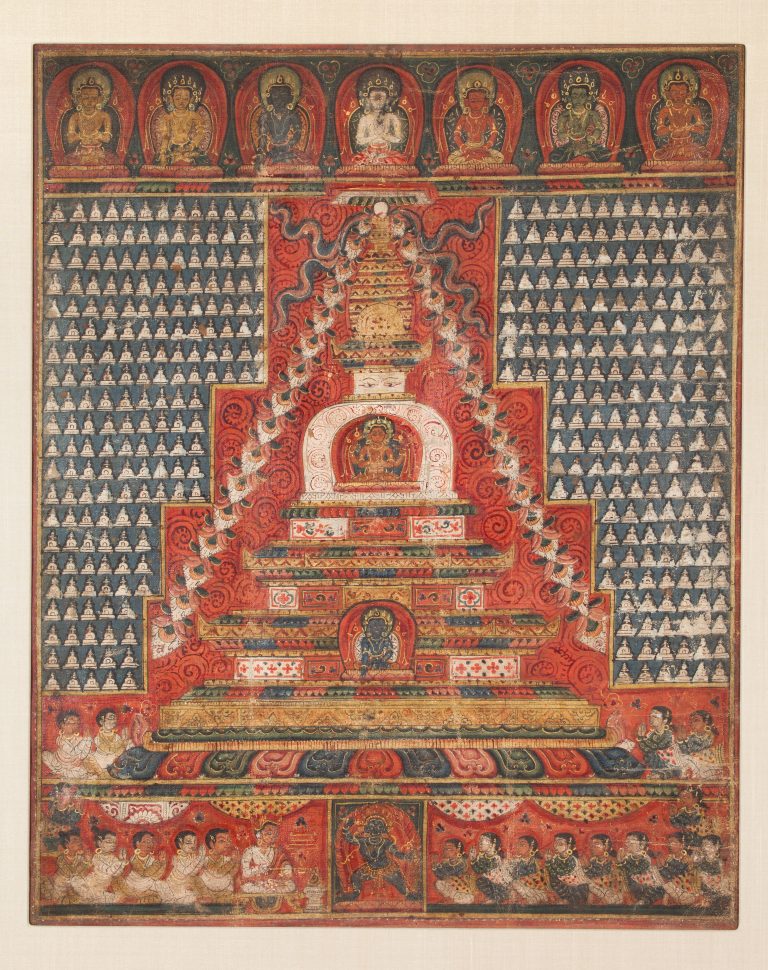 Monsoon Ritual around the Stupa (Gumla Dharma Laksha Caitya) | Rubin ...